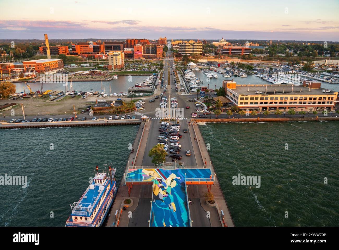 The Bicentennial Tower, located in Erie, Pennsylvania, views of ...