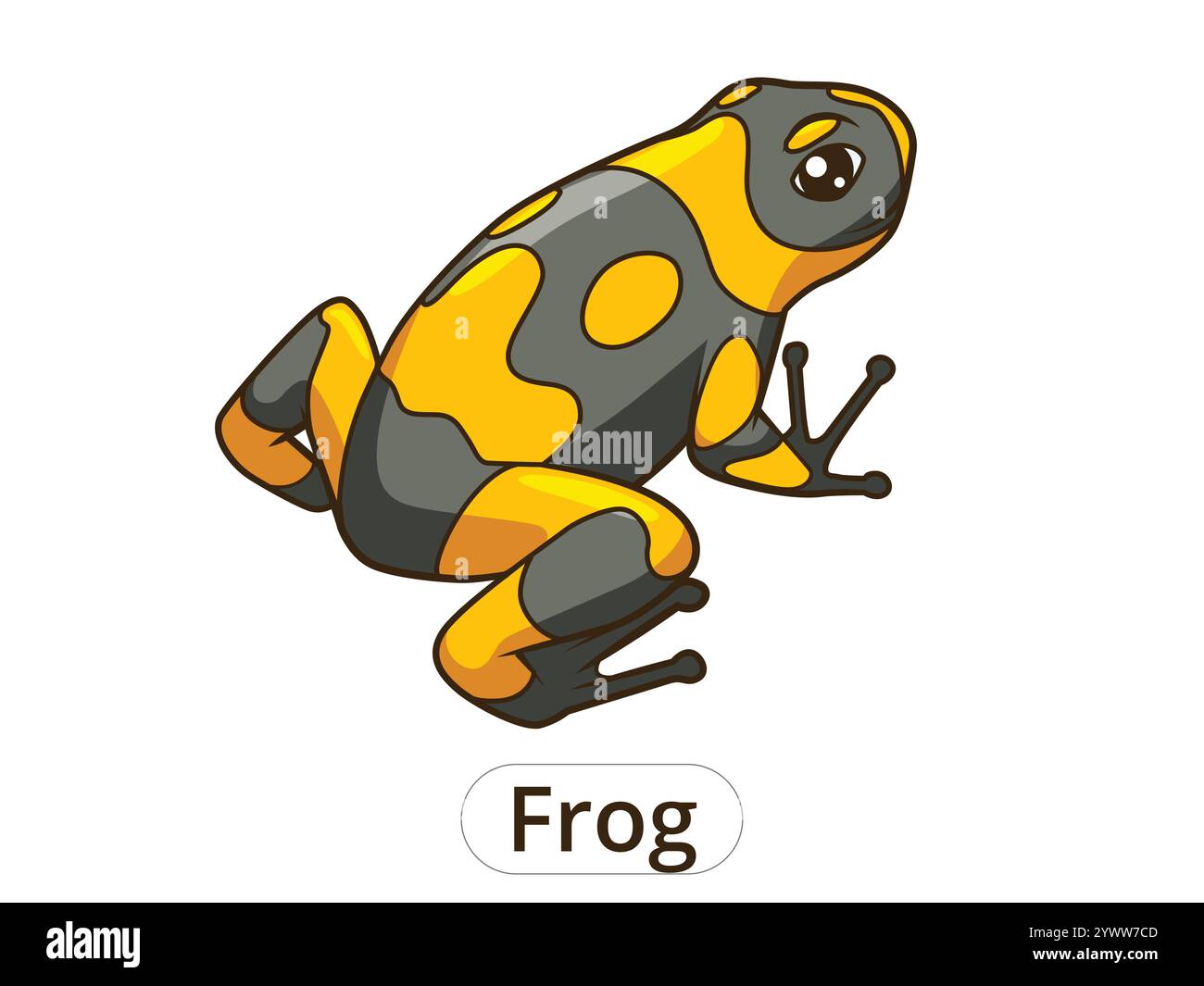 Amphibian shadow art Stock Vector Images - Alamy