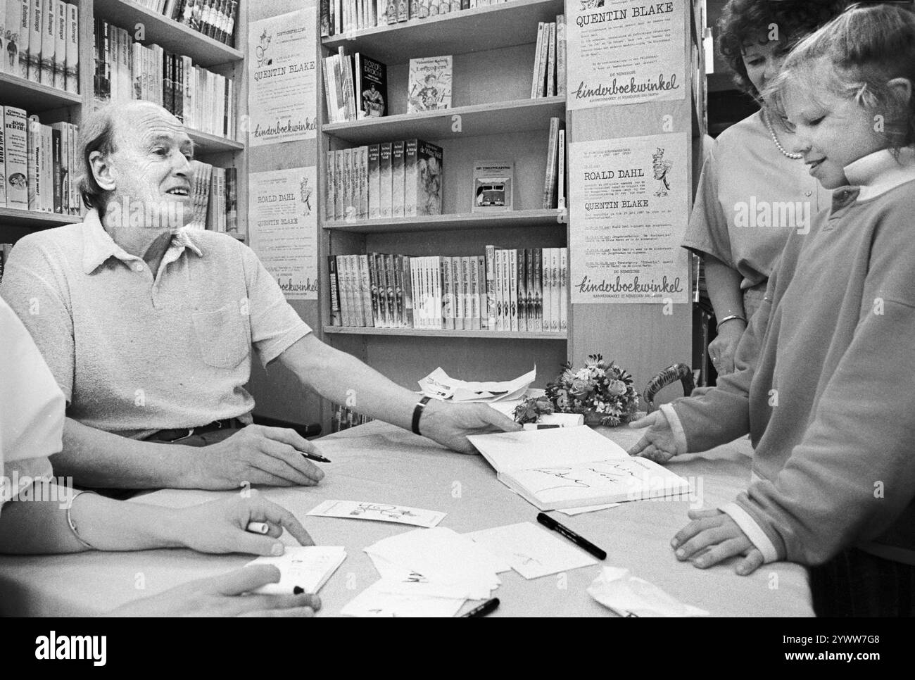 Netherlands, Nijmegen, 25-4-1987 Author of children's books Roald Dahl ...