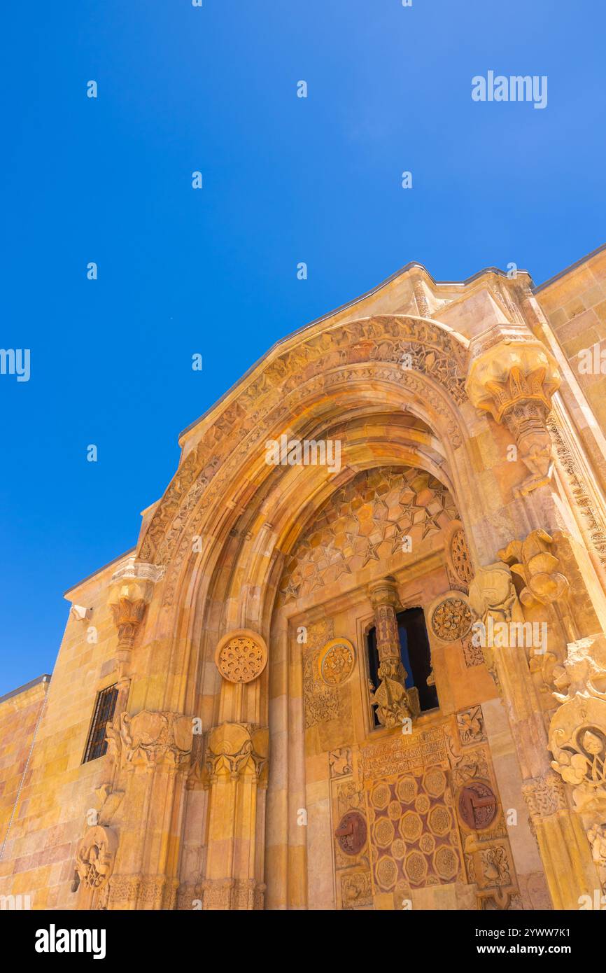 The Gate of Great Mosque and Hospital of Divrigi aka Divrigi Ulu camii ...