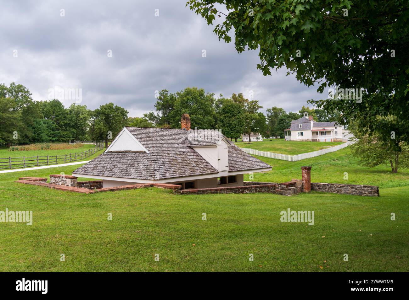 The Hampton National Historic Site, 18th-century estate, Maryland Stock ...