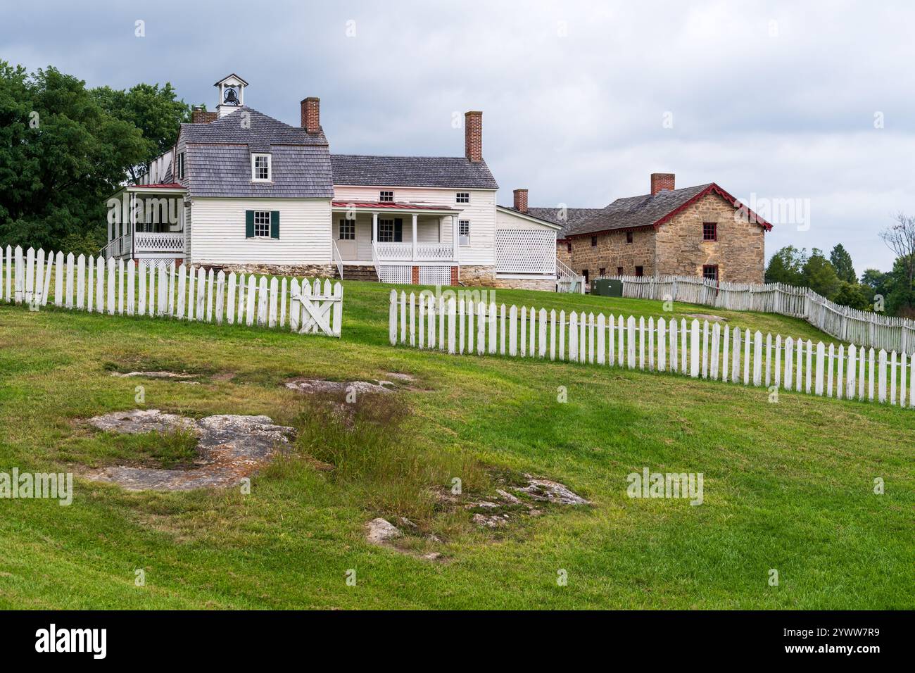 The Hampton National Historic Site, 18th-century estate, Maryland Stock ...