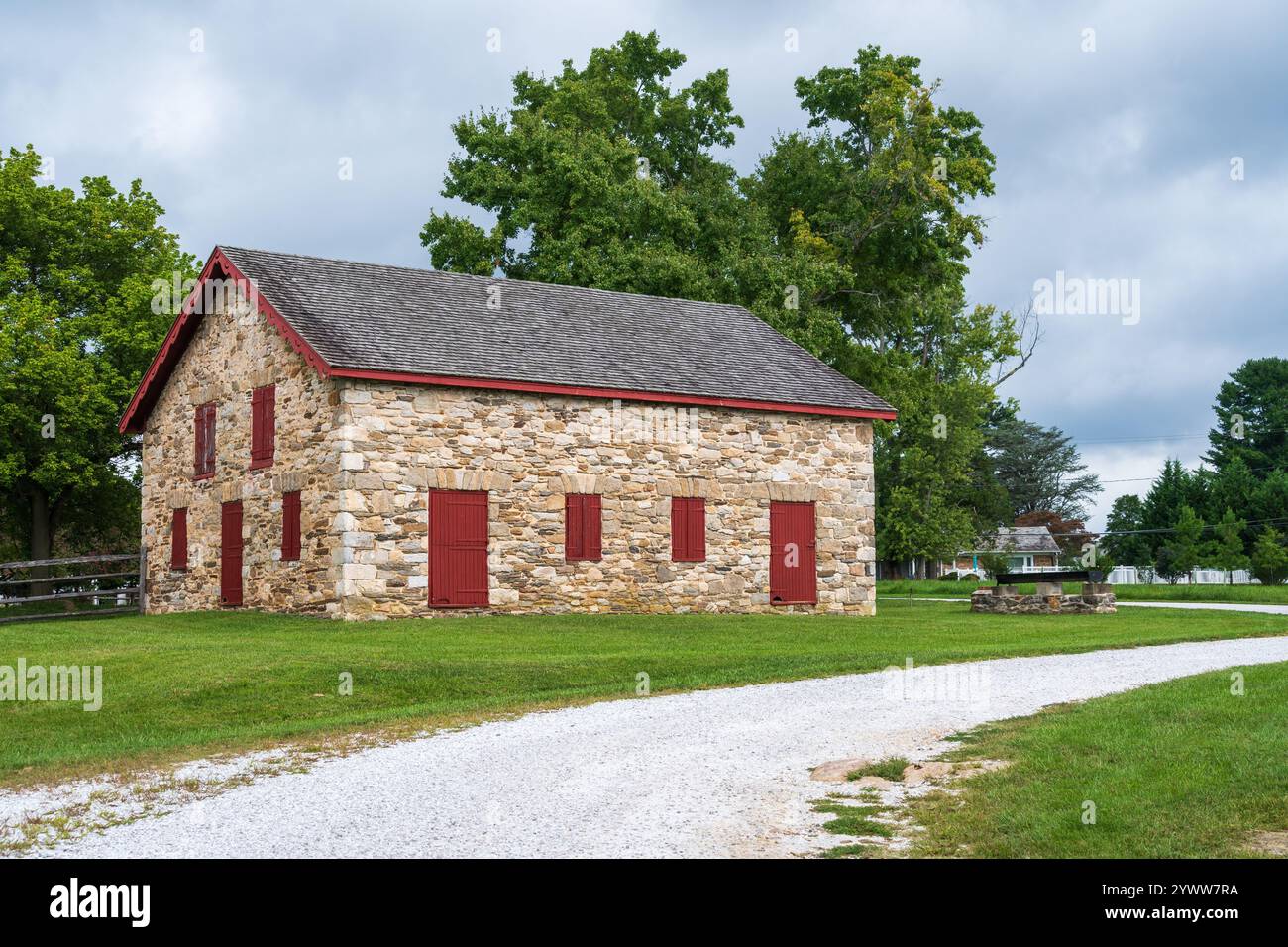 The Hampton National Historic Site, 18th-century estate, Maryland Stock ...
