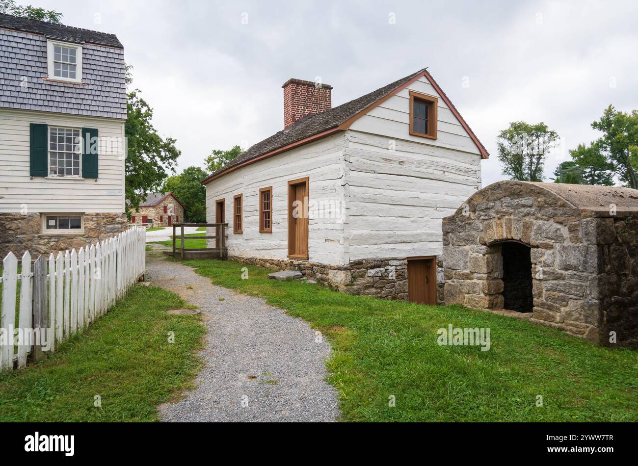 The Hampton National Historic Site, 18th-century estate, Maryland Stock ...