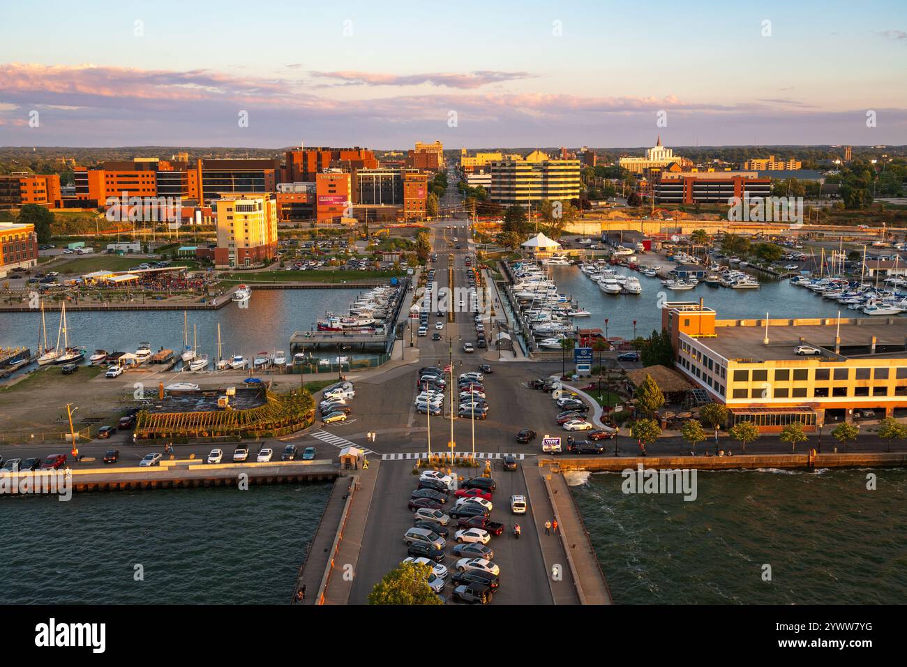 The Bicentennial Tower, located in Erie, Pennsylvania, views of ...