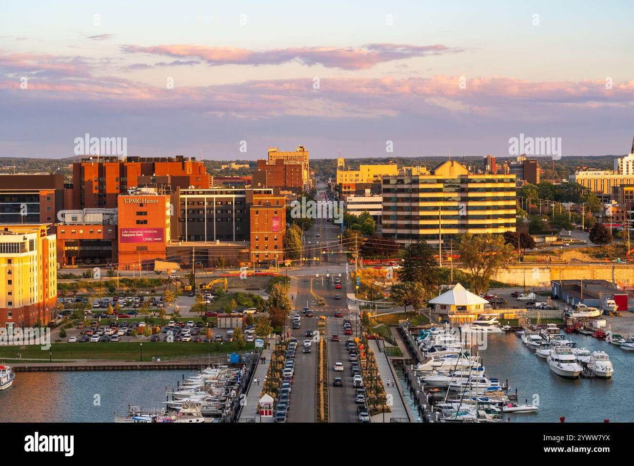 The Bicentennial Tower, located in Erie, Pennsylvania, views of ...