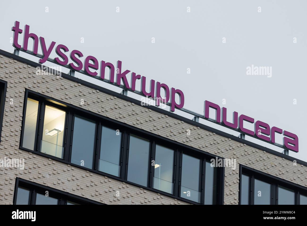 Dortmund, Germany. 12th Dec, 2024. The company logo can be seen on the ...