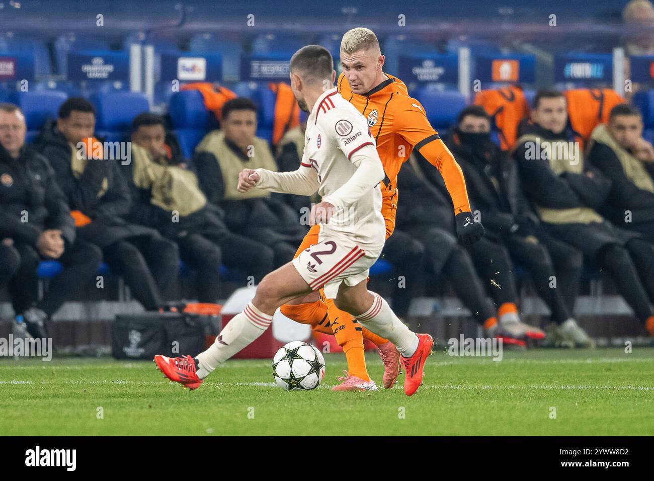 10.12.2024, Fussball: UEFA Champions League, Saison 2024/2025, Spieltag 06, Shakhtar Donetsk ...