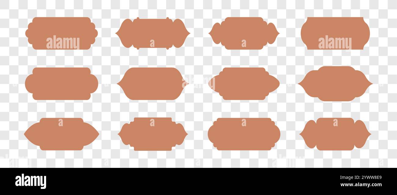 Islamic mosque shapes. Muslim doors, gates and windows. Ramadan kareem ...