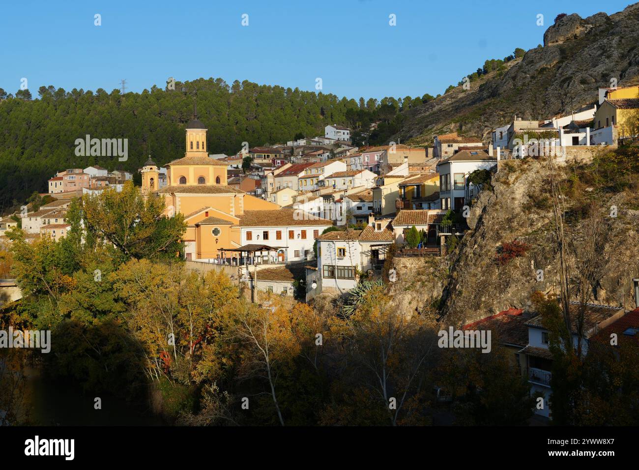 Cuenca an historic walled Spanish Unesco World heritage city Stock ...