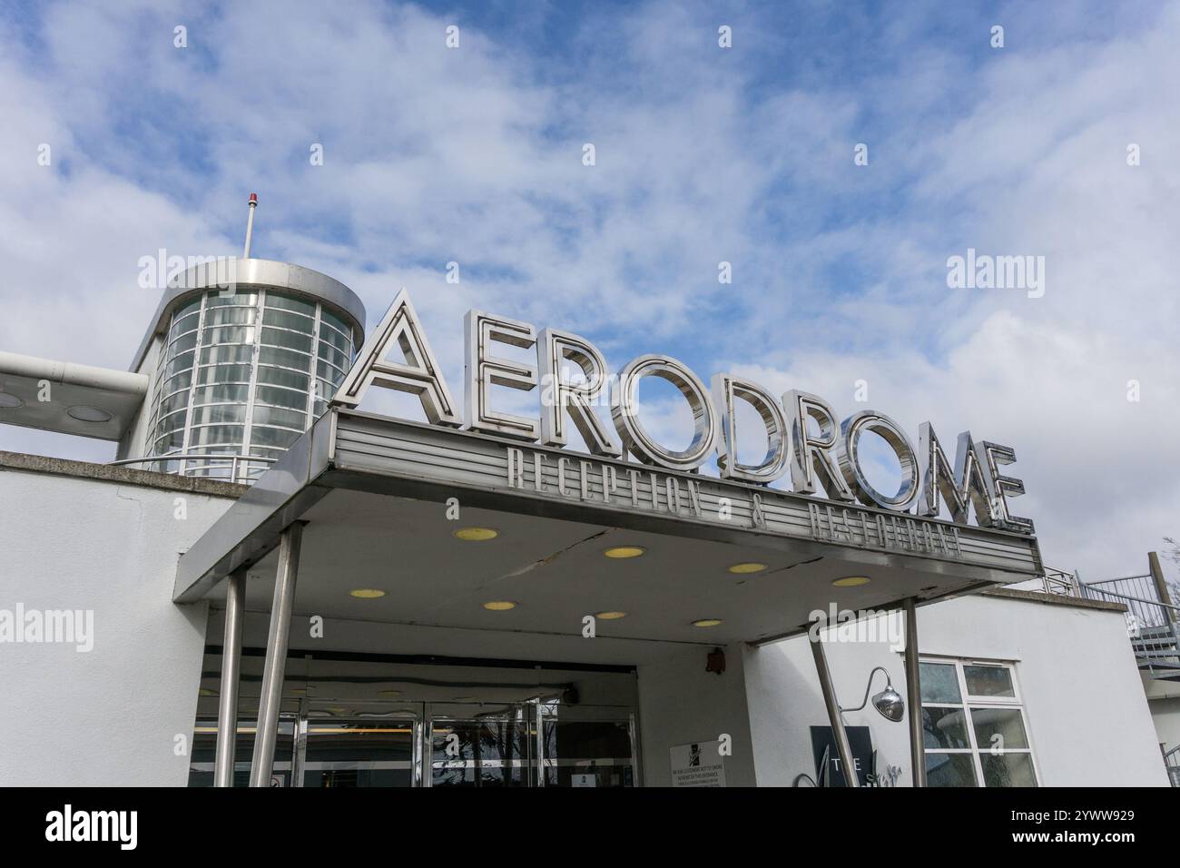 The Art Deco style Aviator Hotel at Sywell Aerodrome, Sywell ...