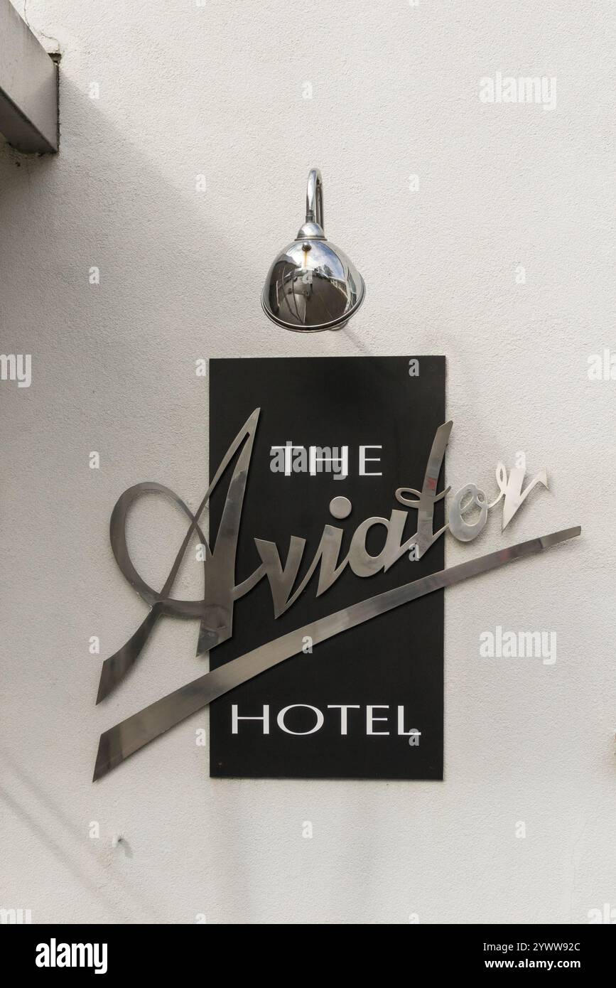 The Art Deco style Aviator Hotel at Sywell Aerodrome, Sywell ...