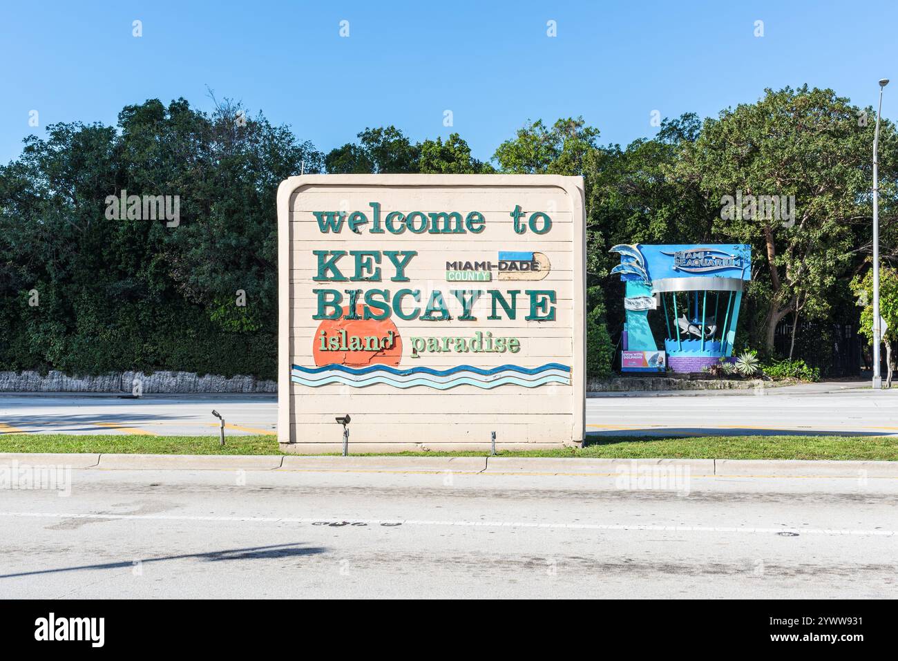 Florida beach park welcome sign hi-res stock photography and images - Alamy