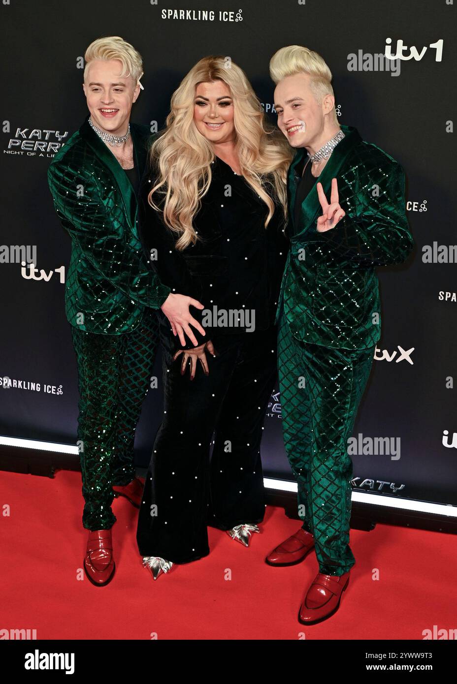 Gemma Collins and Jedward attends "Katy Perry: Night of a Lifetime ...