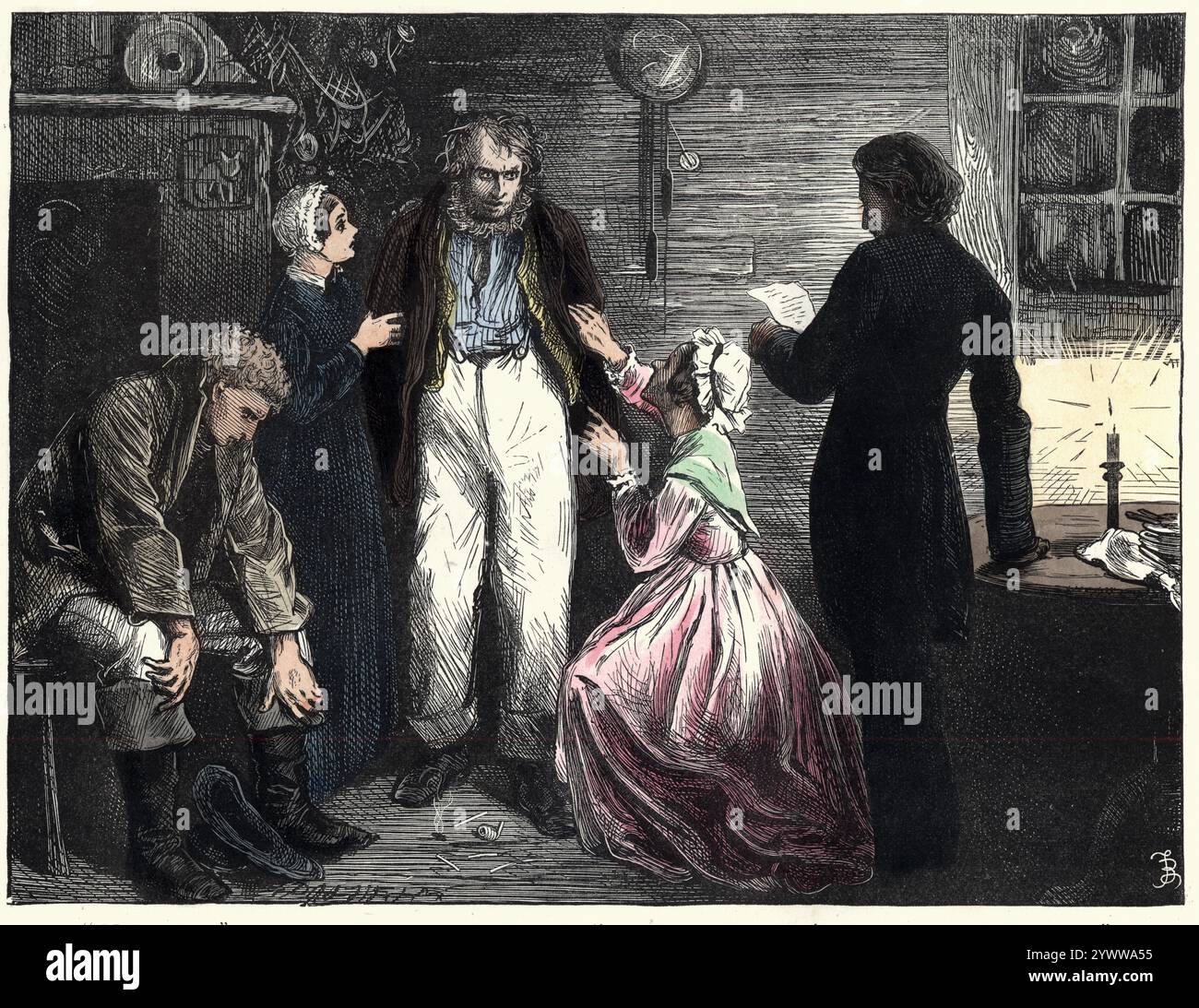 David copperfield letter dickens hi-res stock photography and images ...