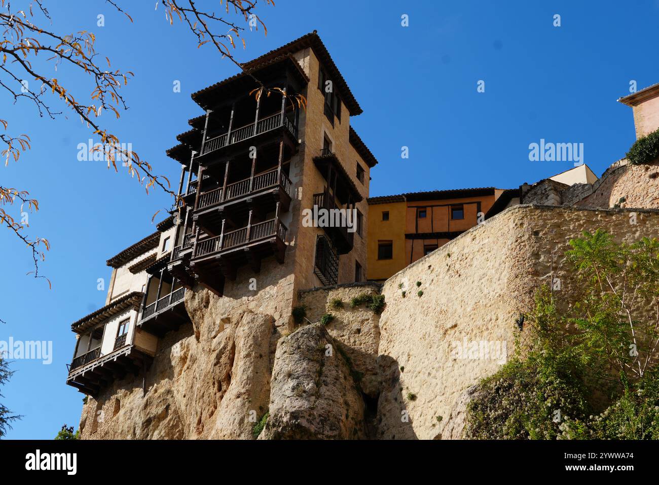 Hanging houses/ Casas Colgadas, Cuenca, Spain Stock Photo - Alamy