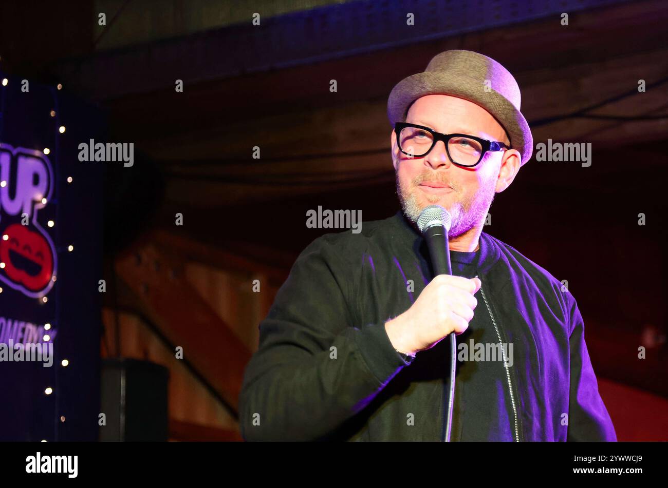 Dan Nightingale at Comedy Night at Herbert's Yard, Longbridge ...
