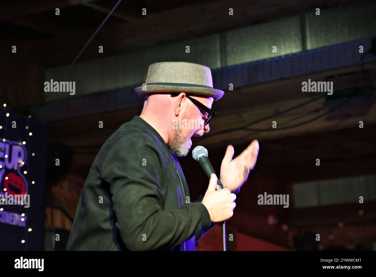 Dan Nightingale at Comedy Night at Herbert's Yard, Longbridge ...