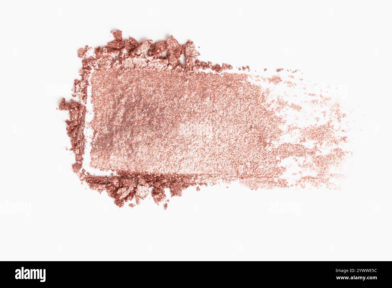 Light eyeshadow smear on a light background Stock Photo - Alamy