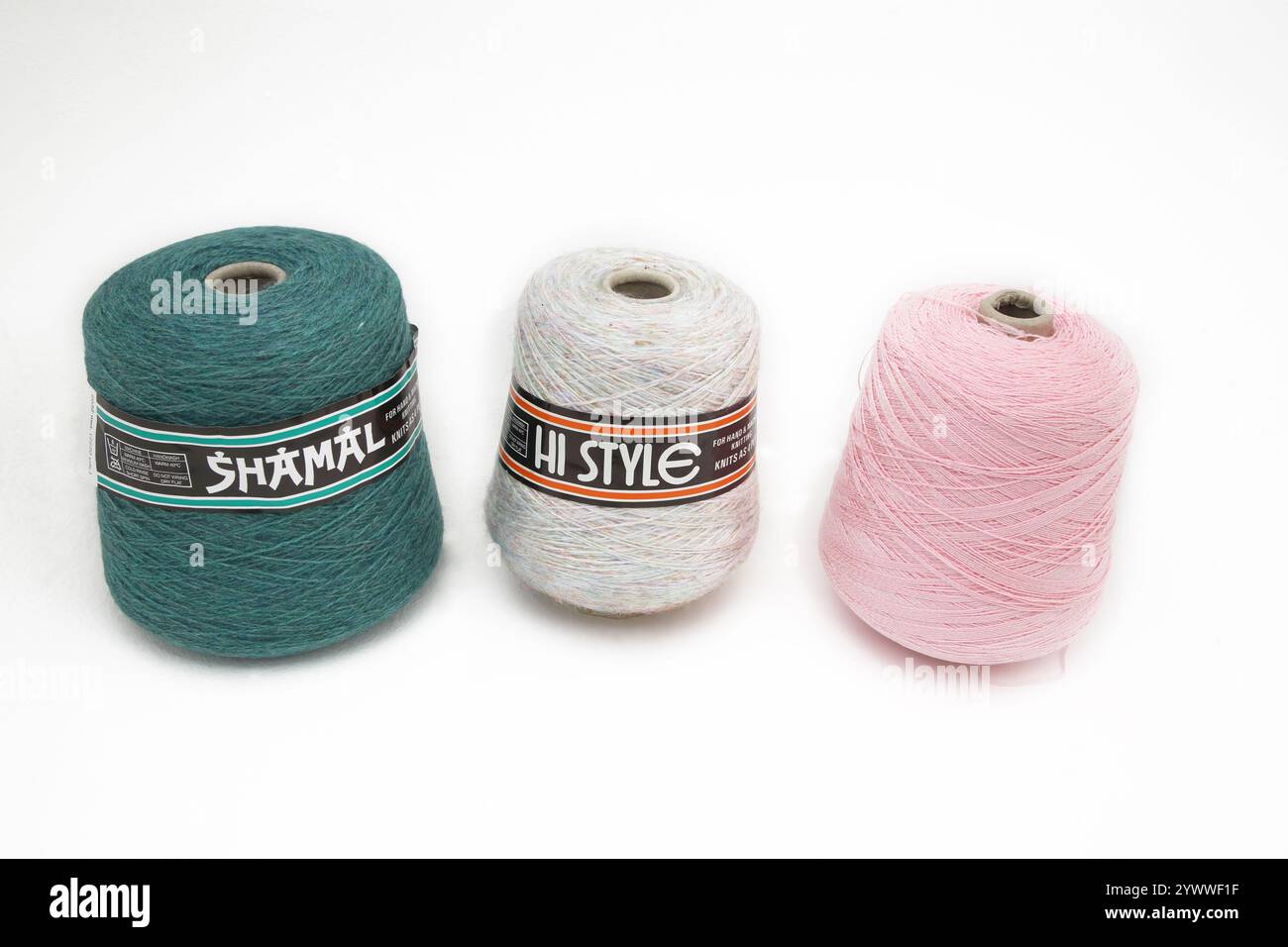 Machine Knitting Yarn Cone Stock Photo - Alamy