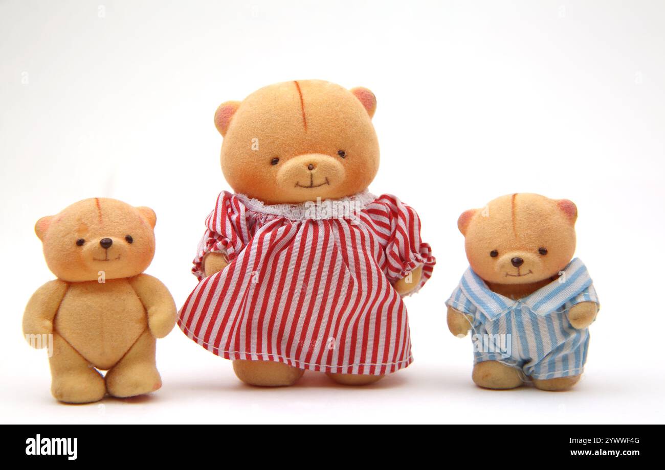 Vintage Flocked Plastic Forever Friends Figurines Stock Photo - Alamy