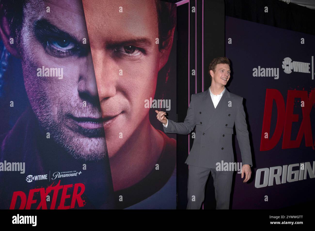 Patrick Gibson bei der Premiere der Showtime / Paramount+ Serie 'Dexter ...