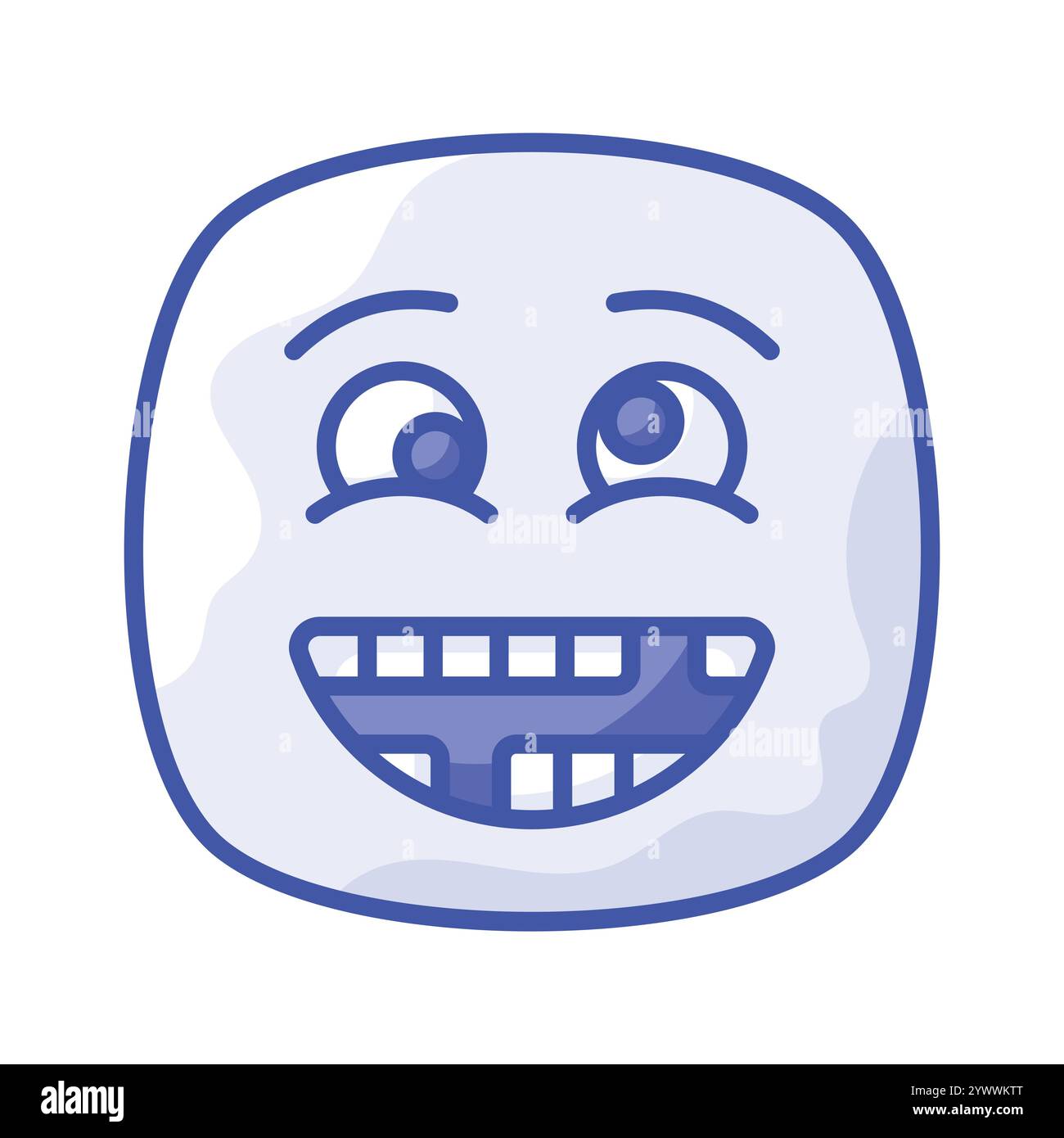 Visually perfect dumb emoji icon design, easy to use and download Stock ...