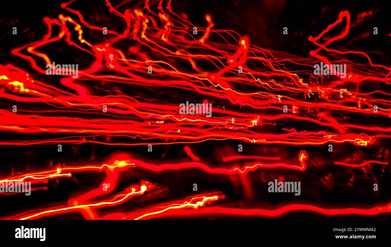 Abstract lines of fire forming various shapes Stock Photo - Alamy