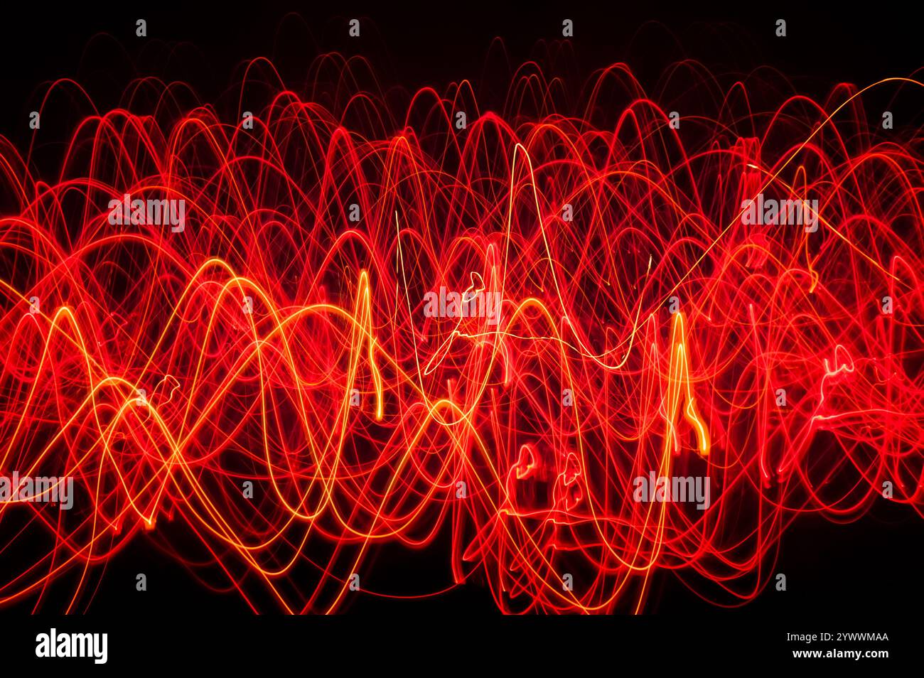 Abstract lines of fire forming various shapes Stock Photo - Alamy