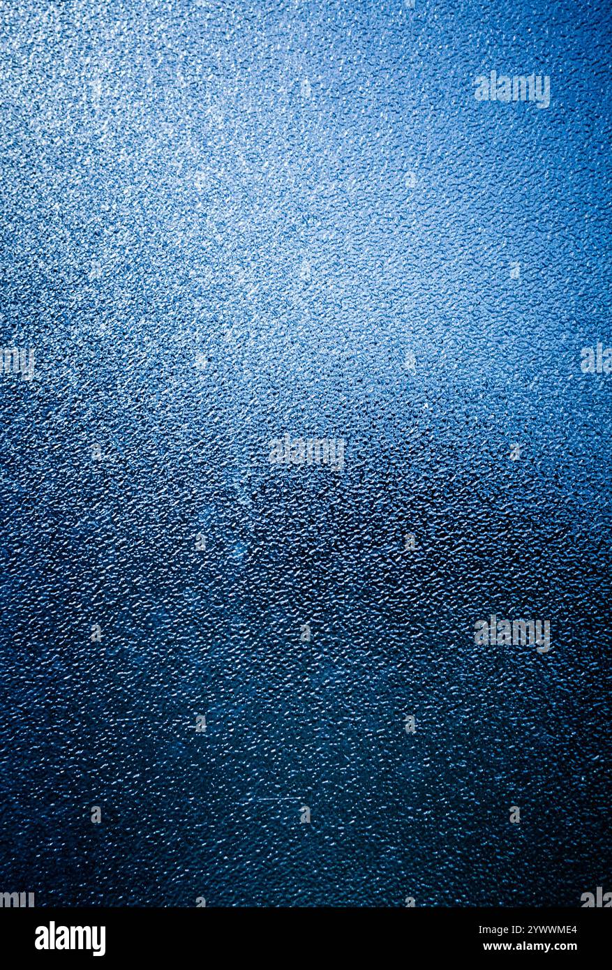 Blue opaque glass with ice illusion Stock Photo - Alamy