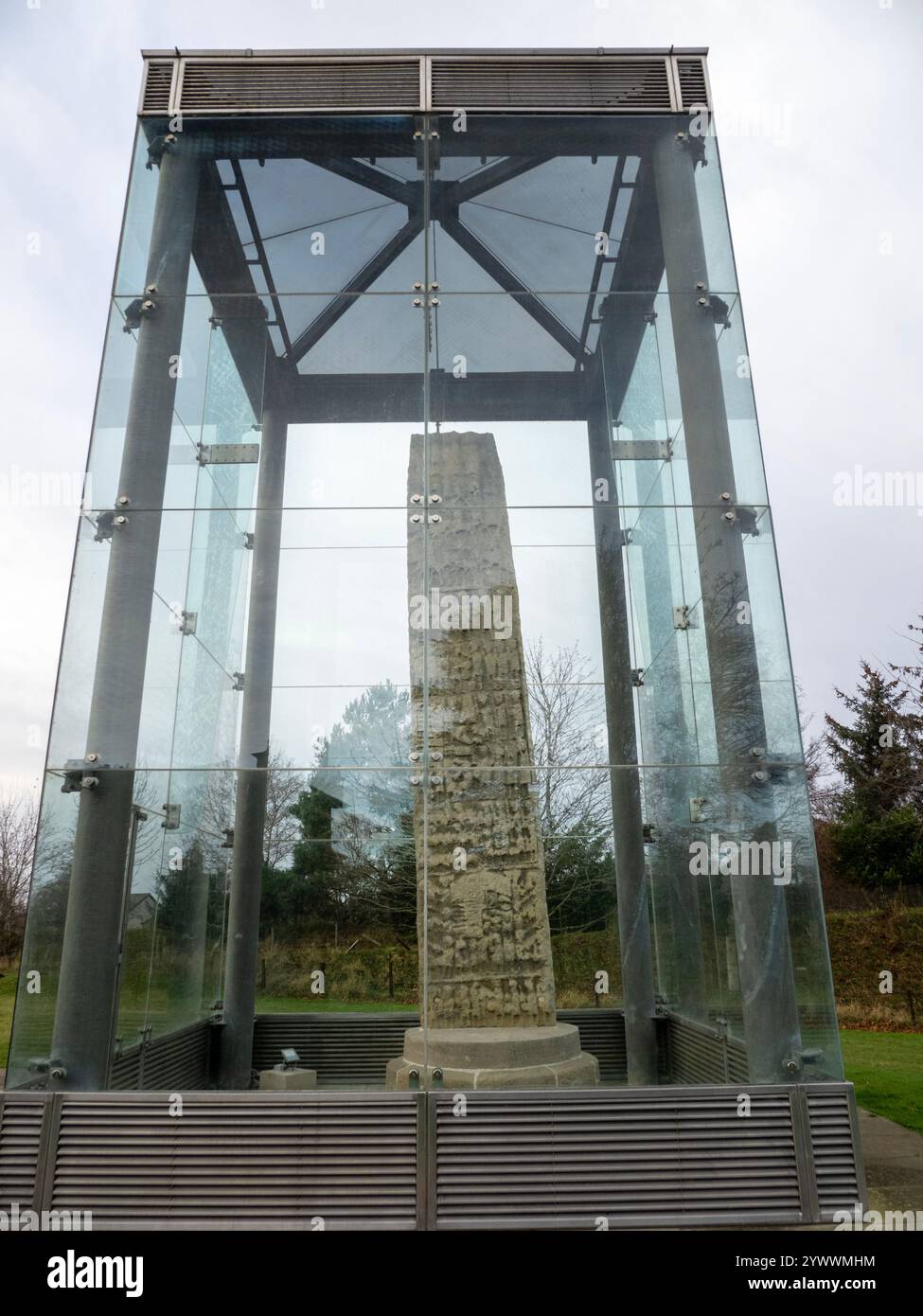 The Sueno's Stone a massive, ancient, carved Pictish standing stone in ...