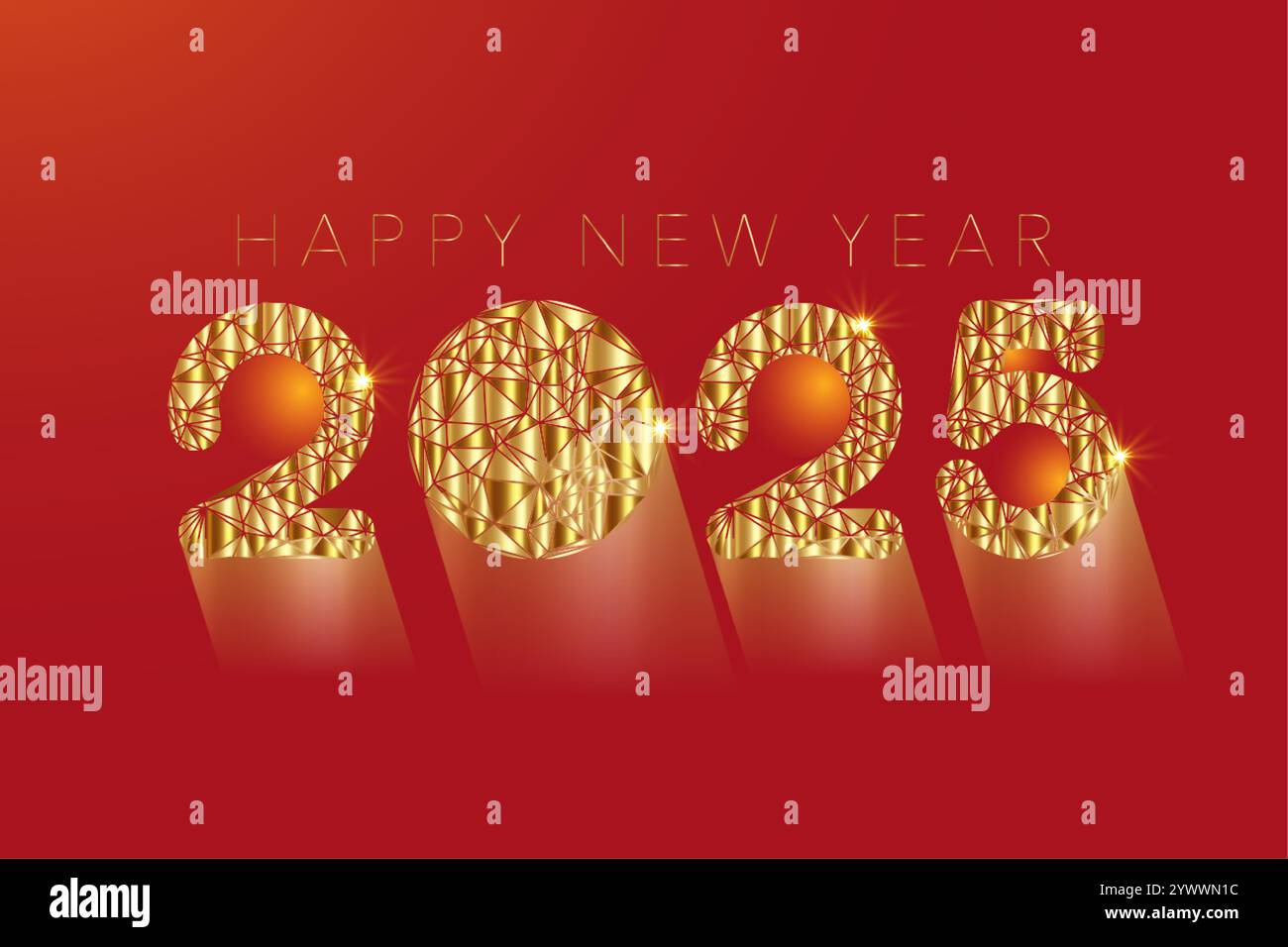 Red and gold holiday theme Stock Vector Images - Alamy