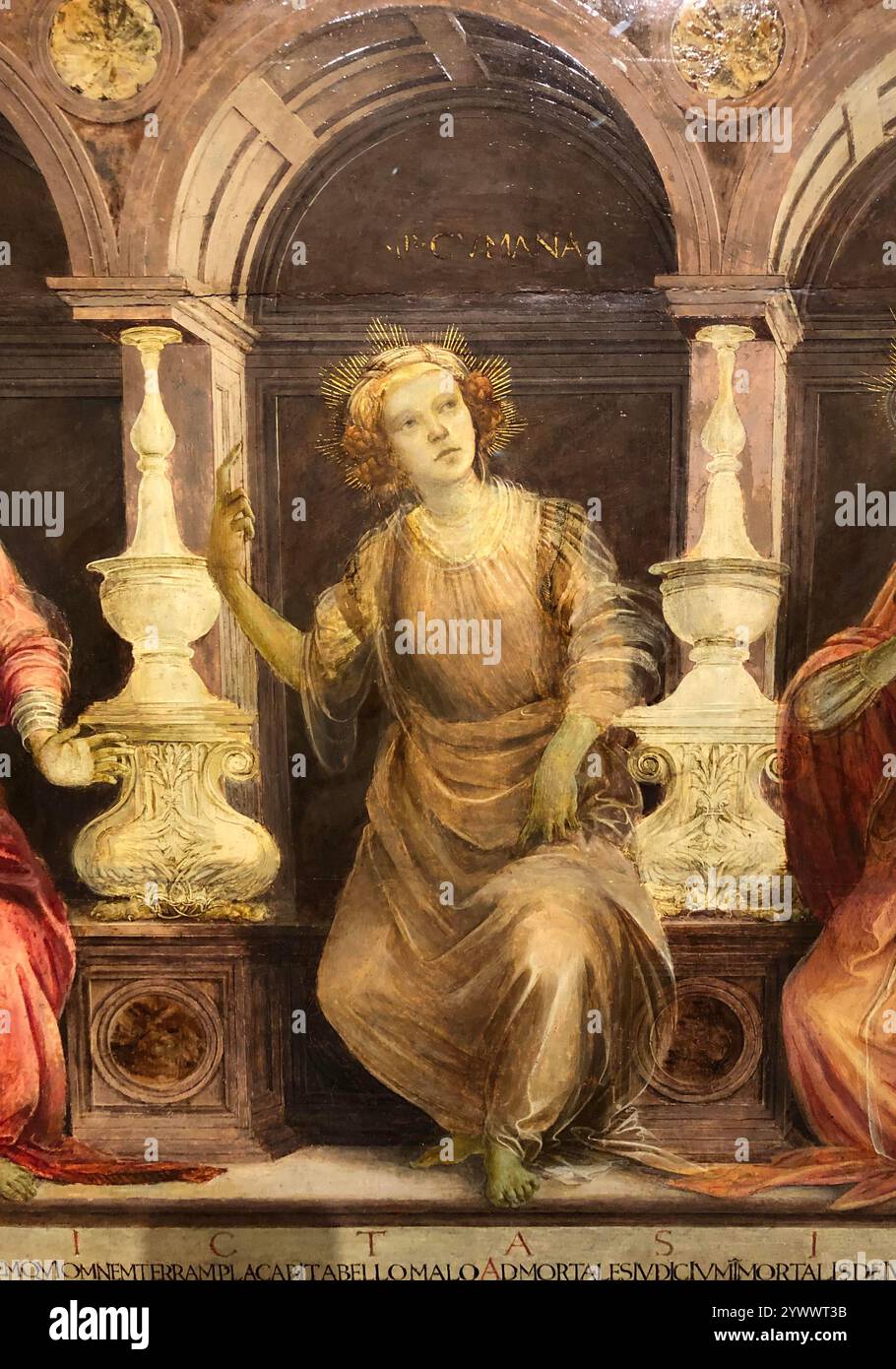 Filippino Lippi, Christ Church, Oxford Filippino Lippi (1457-1504) - The Cumaean Sibyl Stock ...