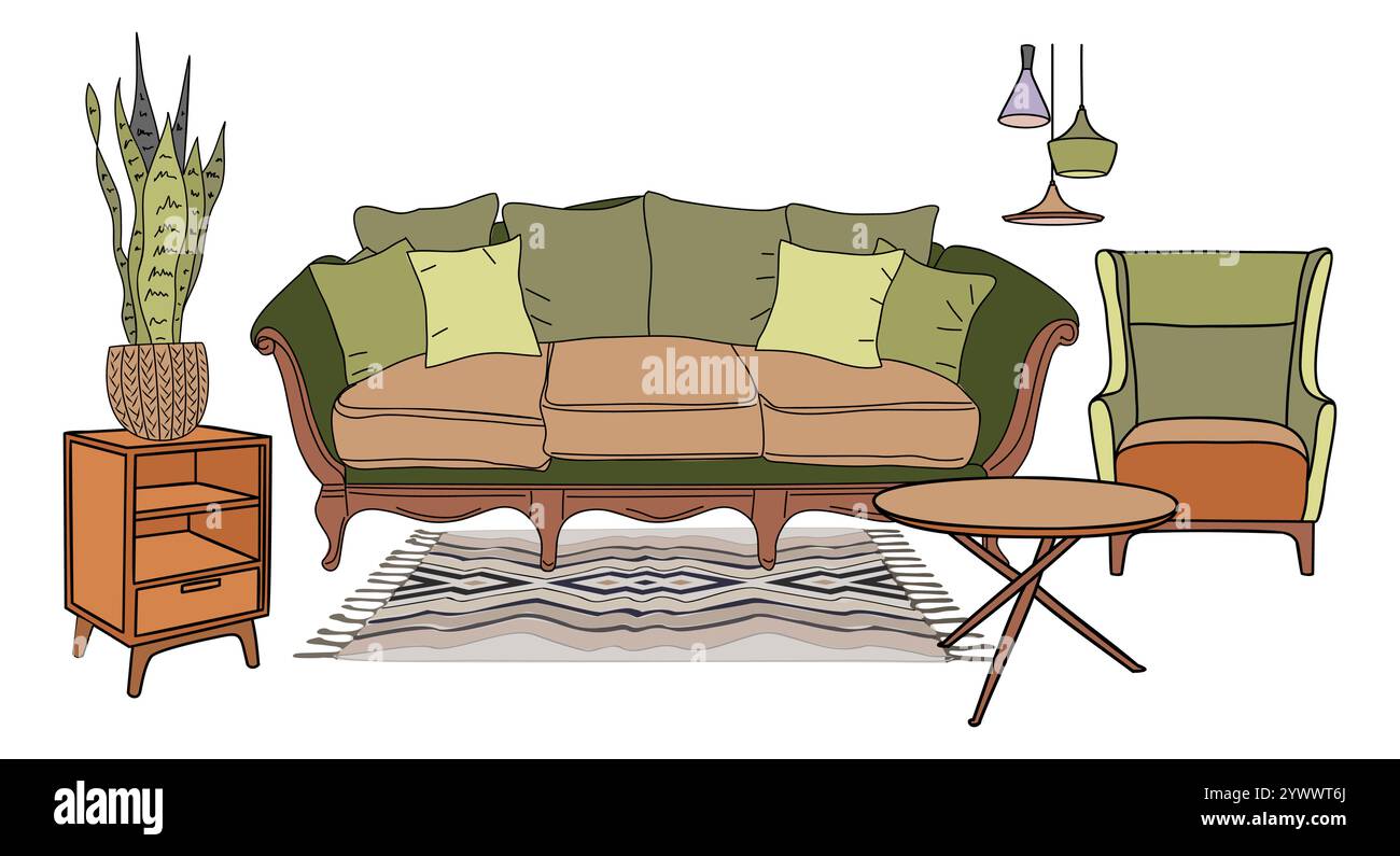 Red room interior Cut Out Stock Images & Pictures - Alamy