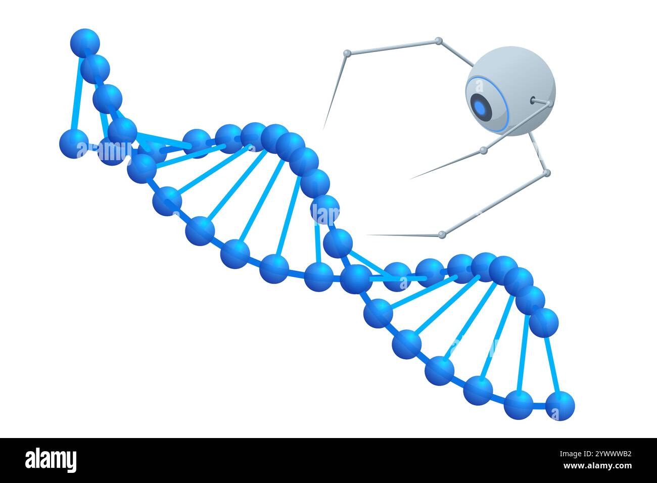 Isometric Nanobots are repairing damaged DNA. Future technologies ...