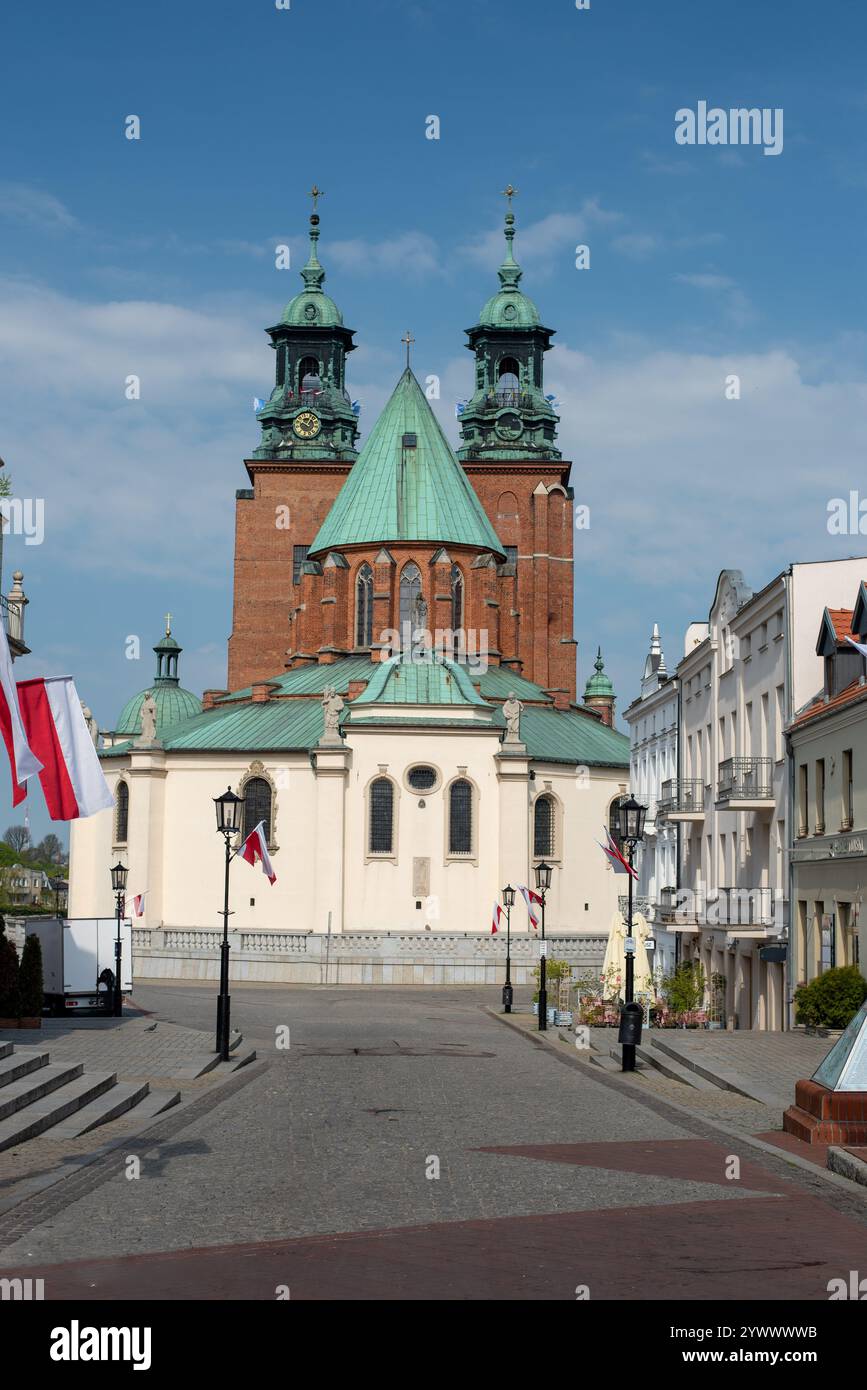 Historic Cathedral of Gniezno in Greater Poland, Poland, showcasing ...