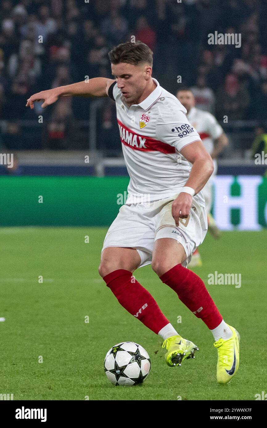 Ermedin Demirovic (VfB Stuttgart, #09) GER, VfB Stuttgart vs. BSC Young ...