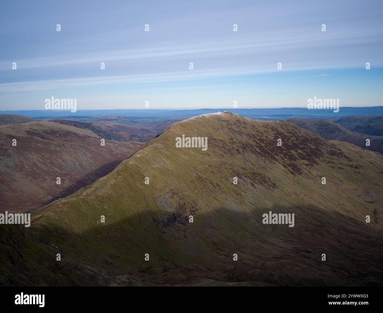 St Sunday Crag, seen from Fairfield, Lake District, Cumbria, UK Stock ...