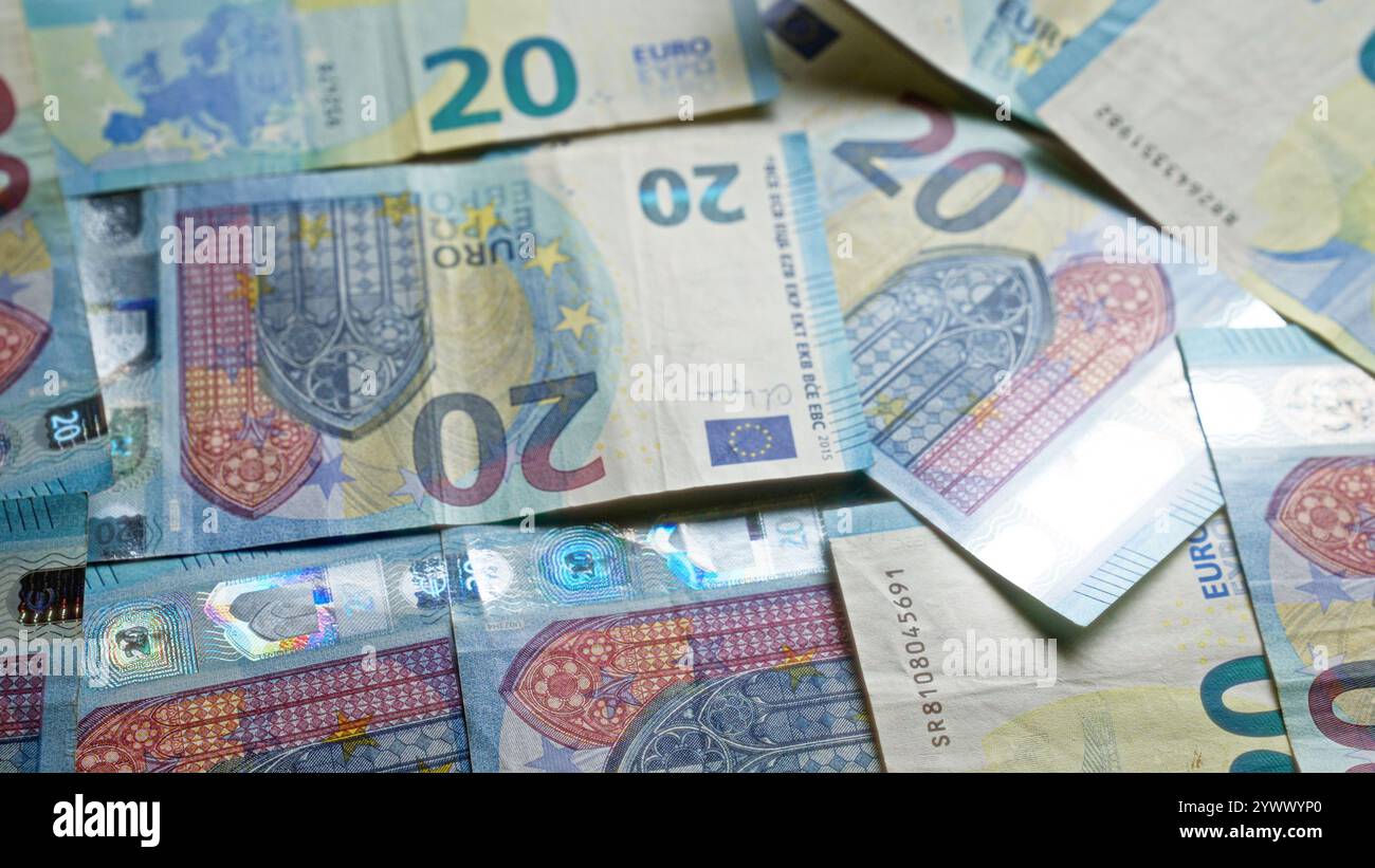 20 euro hologram hi-res stock photography and images - Alamy