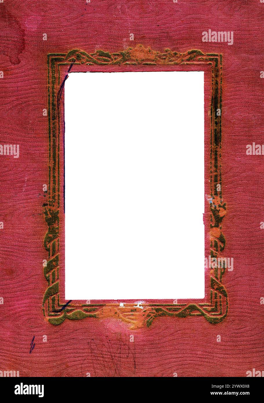Vintage Red Fabric with a Framework for Photography Stock Photo - Alamy