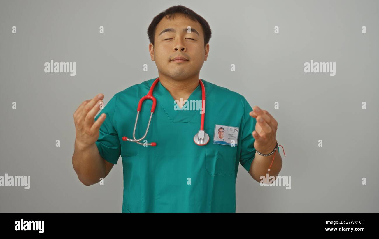 Doctor meditating hi-res stock photography and images - Alamy