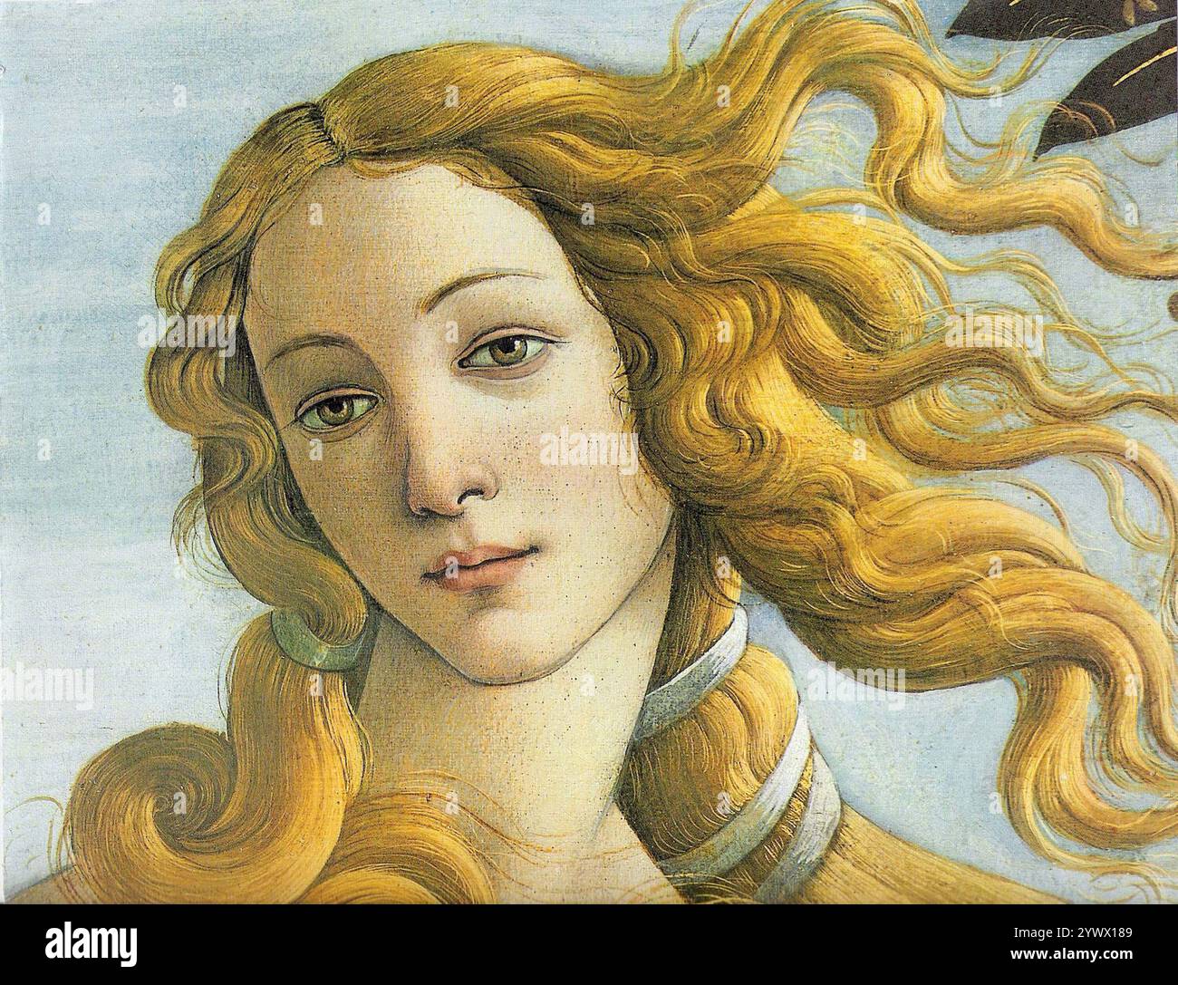 Detail from Botticelli's most famous work,[4] The Birth of Venus (c ...