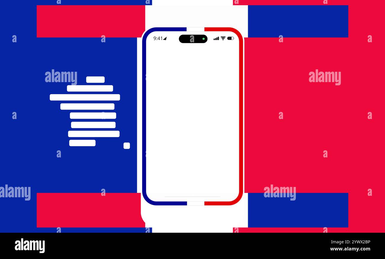 creative background theme France with rounded because simplified ...