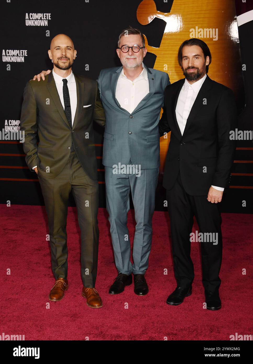 HOLLYWOOD, CALIFORNIA - DECEMBER 10: François Audouy (C), guests ...