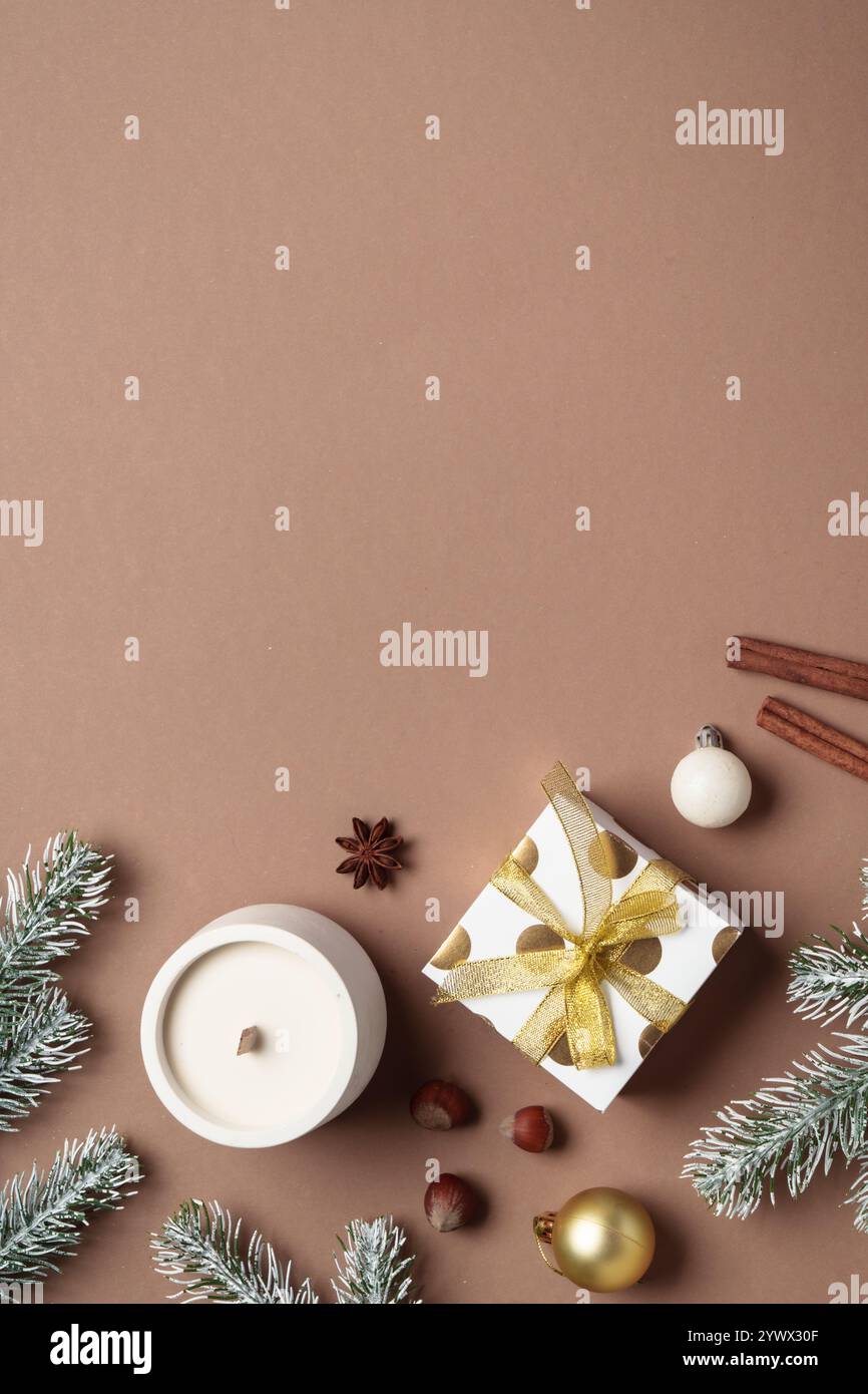 Mocha Mouse trendy color 2025 background Stock Photo - Alamy