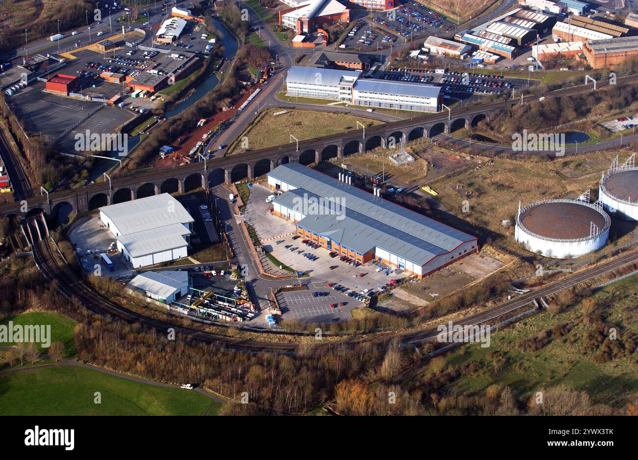 An aerial view of Wolverhampton Science Park, City of Wolverhampton ...