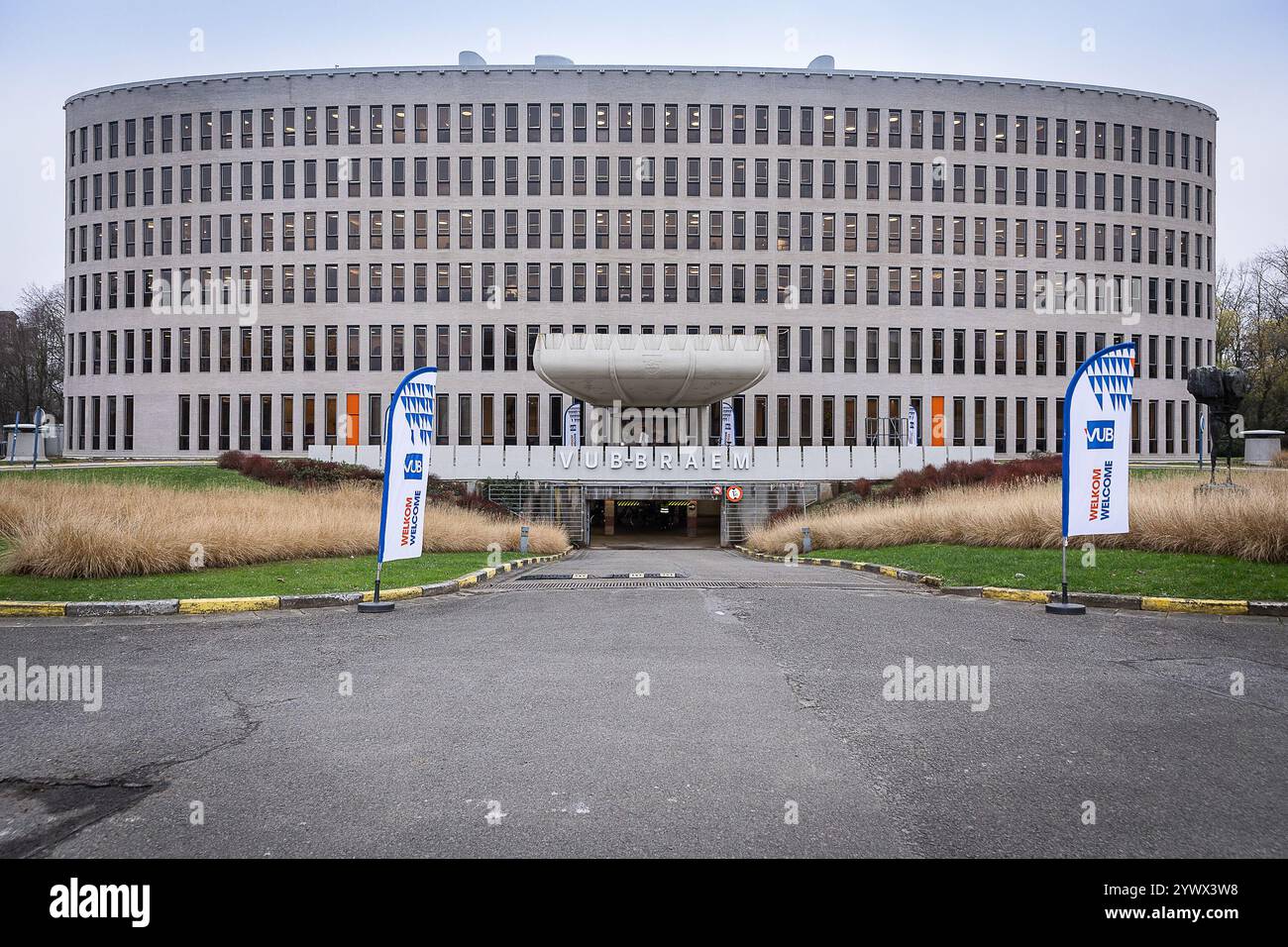 Brussels, Belgium. 12th Dec, 2024. the Braem building pictured during a ...