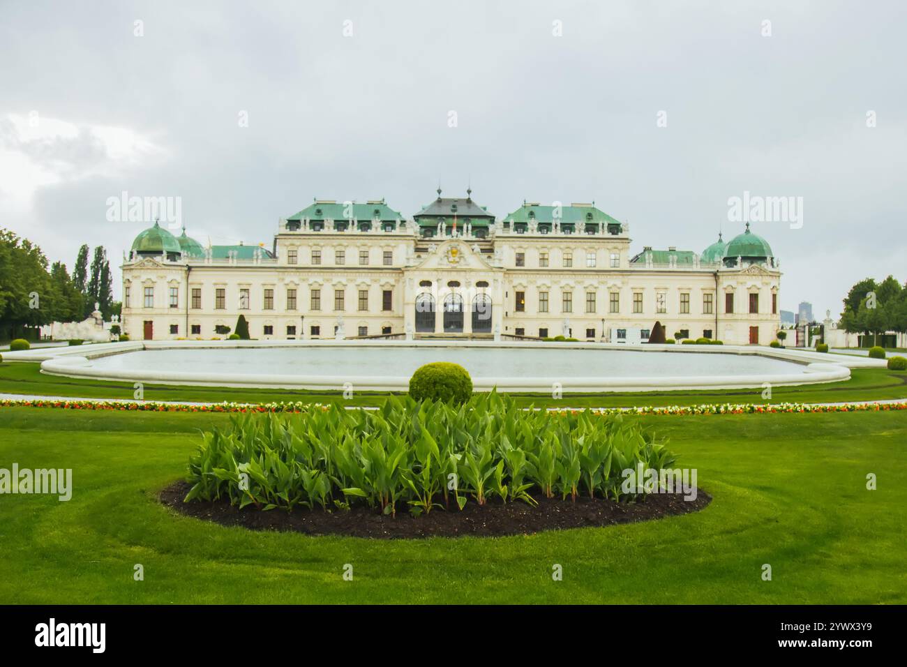 Vienna, Austria - May 12, 2019: Belvedere Palace is example of Baroque ...