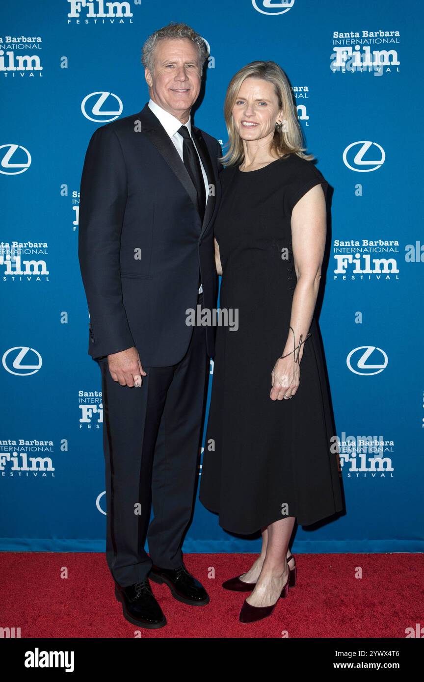 Will Ferrell mit Ehefrau Viveca Paulin bei der 17. Verleihung des Kirk ...