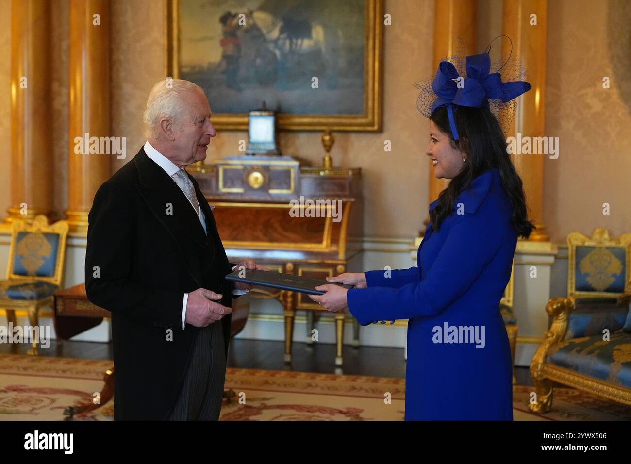 Mrs. Diana Marcela Vanegas Hernandez presents the Letters of Recall of ...